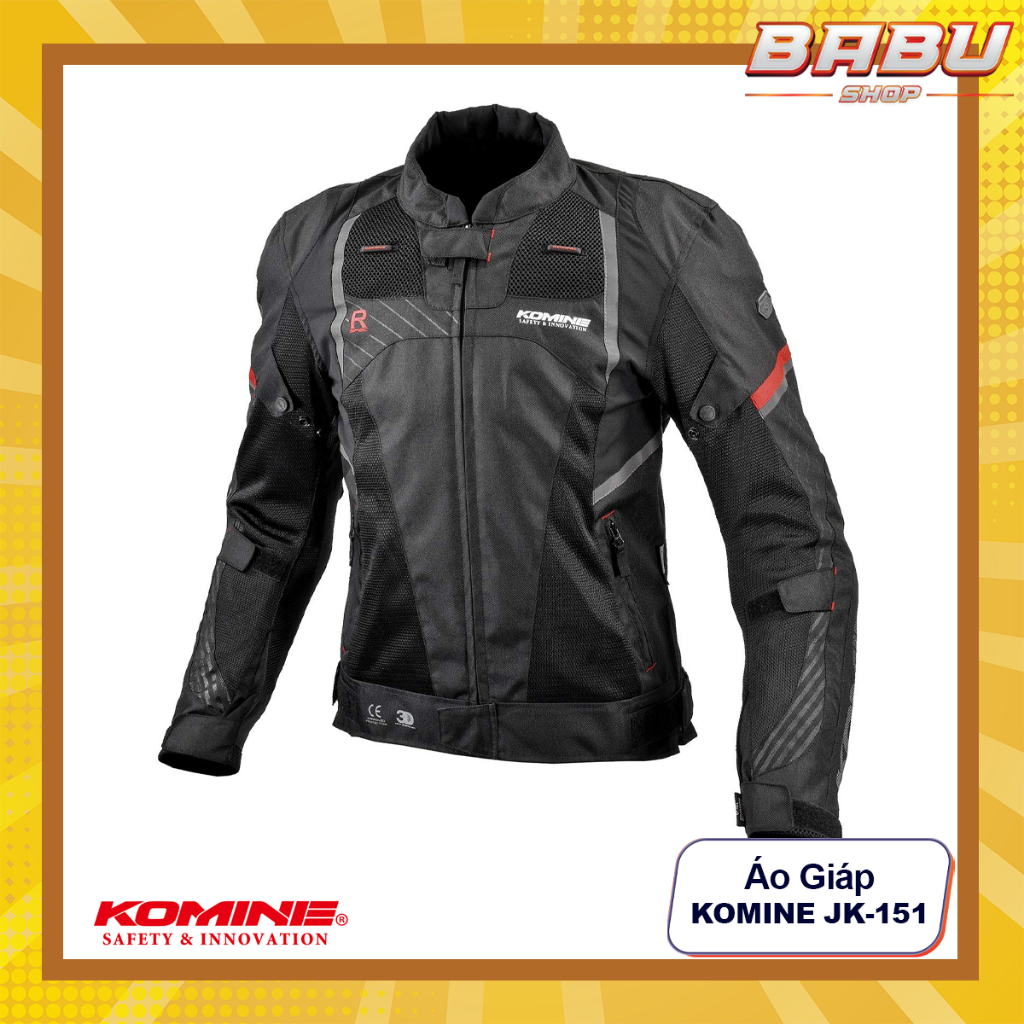 Komine JK-151 High Quality European Standard Reflective Armor | Shopee ...