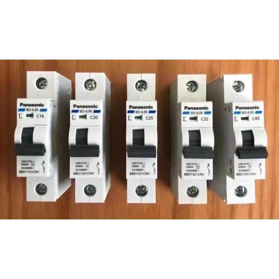 Panasonic Circuit breaker Aptomat MCB CB 1 Pin 1P 1 Phase 16A 25A 32A ...