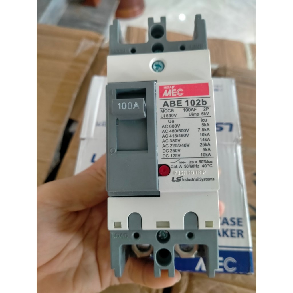 Aptomat MCCB 2P ABE 100A | Shopee Philippines