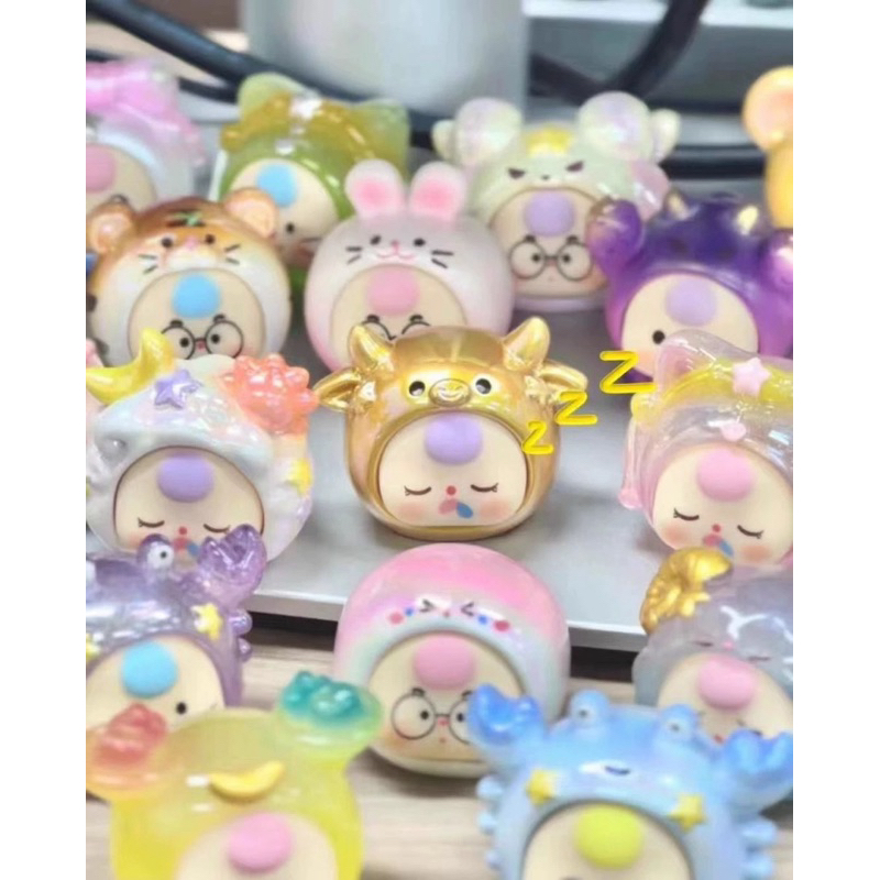 (1 Bag of 4 animals) Blindbag blind bag bean model Baby Three Baby ...