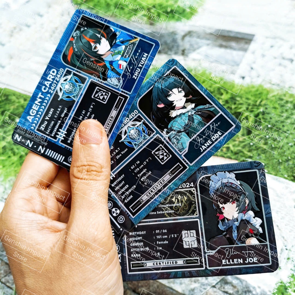 Zenless Zone Zero business card ID card photo | Shopee Philippines