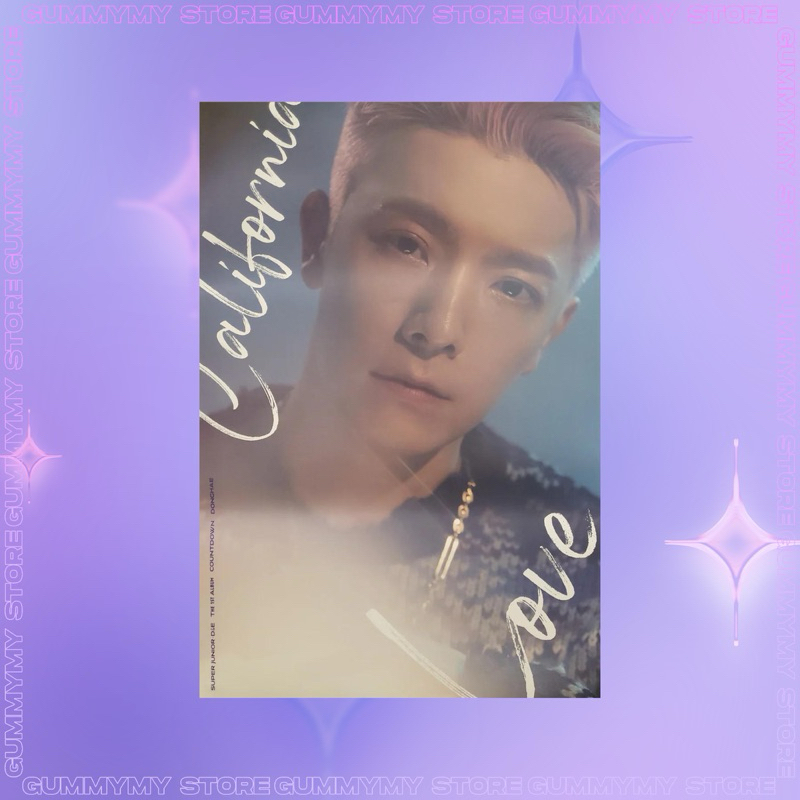 [POSTER] Donghae (Super Junior) - genuine California Love album ...