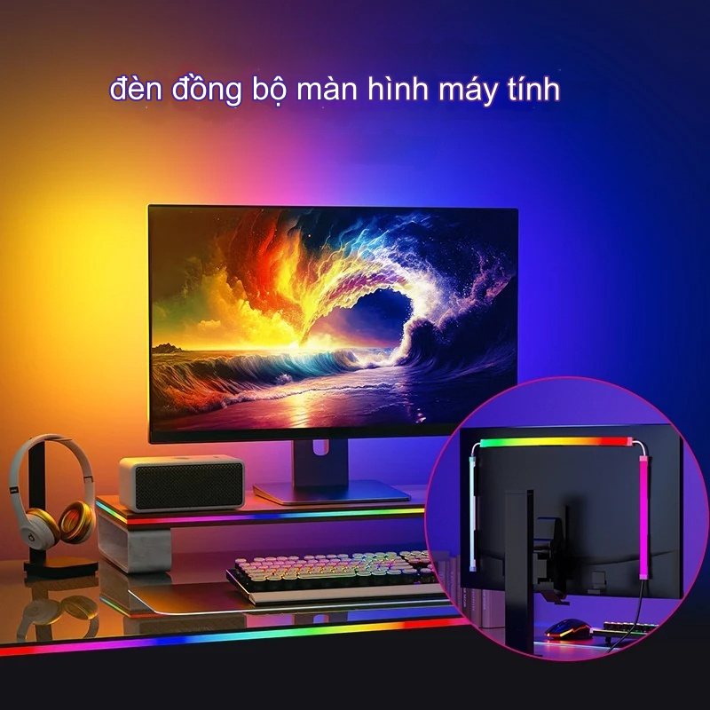Dream Color USB 5V Computer Monitor Synchronous RGB Light Strip for ...