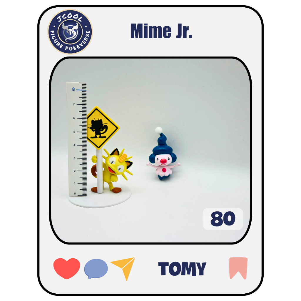 Mime Jr.- Gen 4 Sinnoh region - Genuine Pokemon model TAKARA TOMY ...