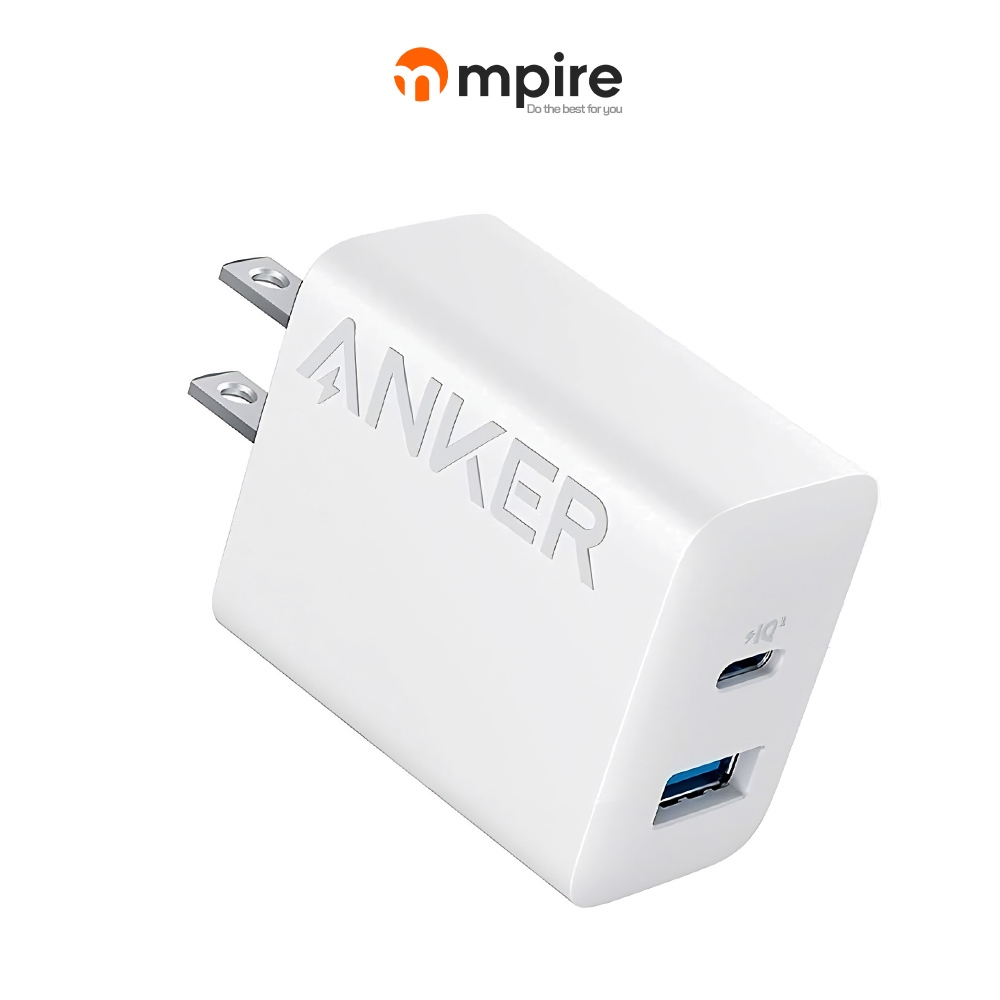 Anker 20w A2348 Compact 2-Port Fast Charger, 1 C Port 1 USB-A Port ...