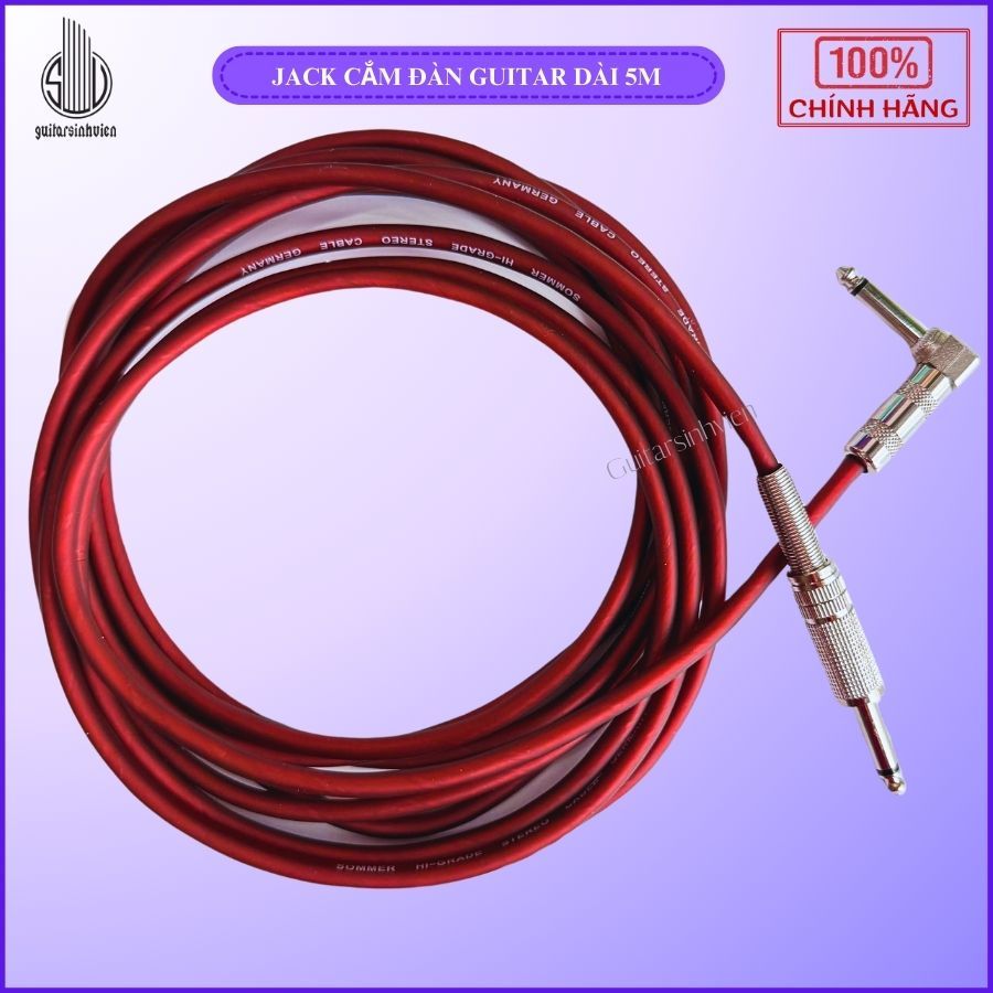 J5M Premium 5M Amplifier Jack - Line Wire Guitar Audio Jack to 6mm ...