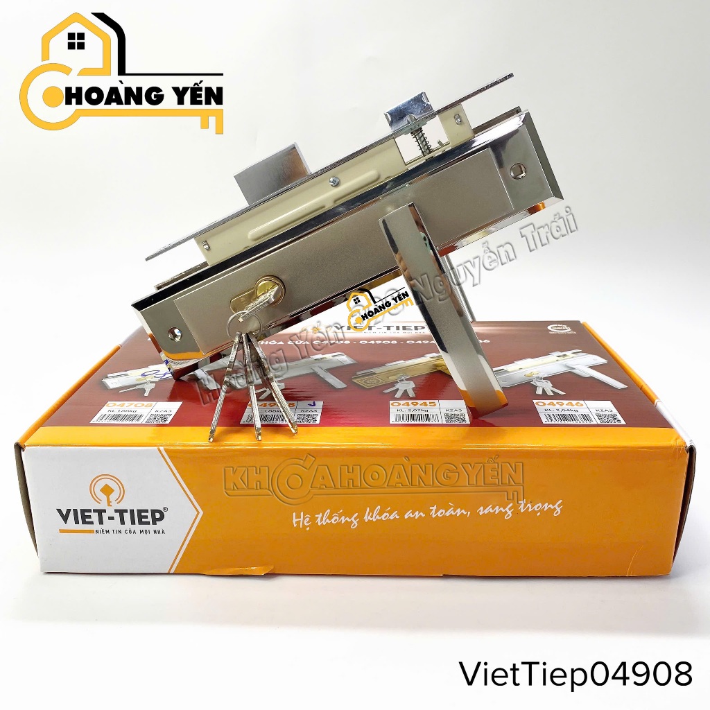 Viet Tiep alloy lever lock 04908, main door lock, thick and sturdy ...