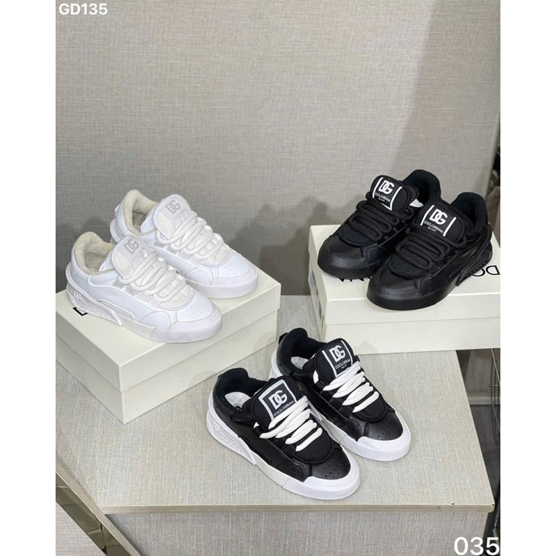 Dg lace-up sneakers - White Docle shoes new model 2025 [photos + video ...