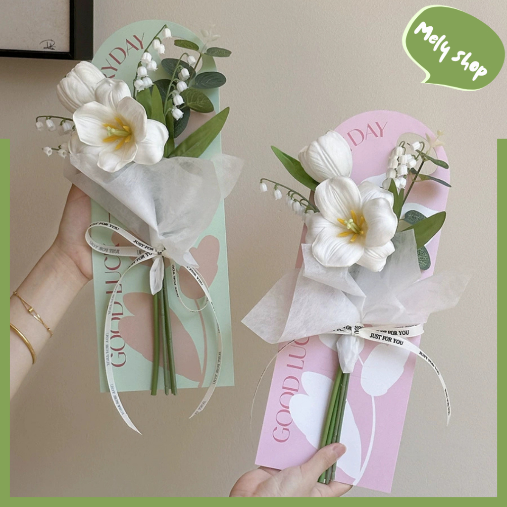 Pack of 10 cardboard cards used to attach flowers, paper card covers ...