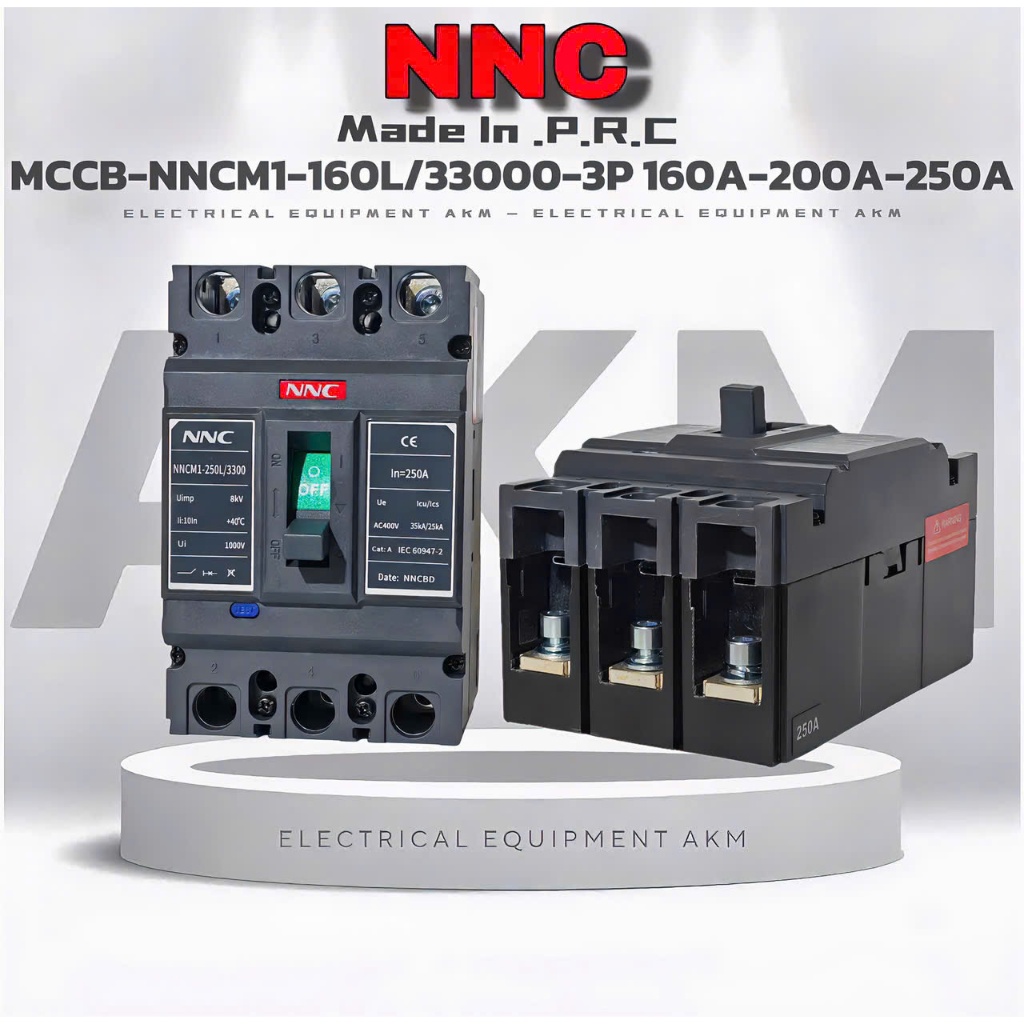 3-phase Aptomat MCCB NNC 160A - 200A - 250A | Shopee Philippines