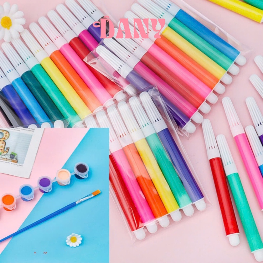 DANY SET OF FUR PENS, MINI WATER PENS FOR FINE ART COLORING FOR ...