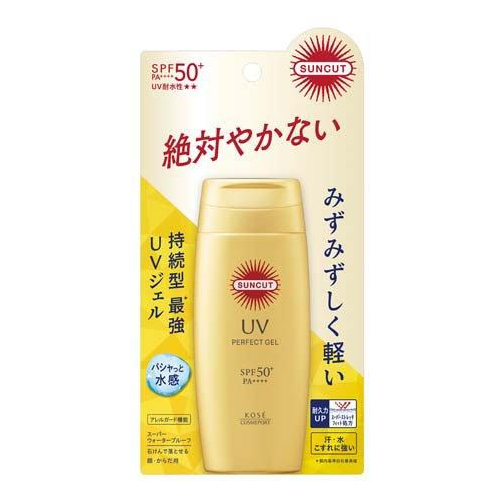 Kose Suncut UV Perfect Gel long-lasting sunscreen SPF50+ PA++++ 80g ...