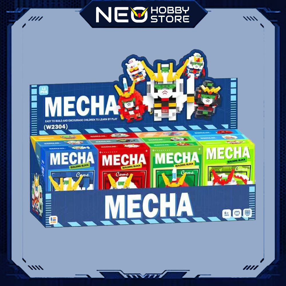 [ORIGINAL Box] 12 boxes of Mini Fighting Mecha - Building Block ...