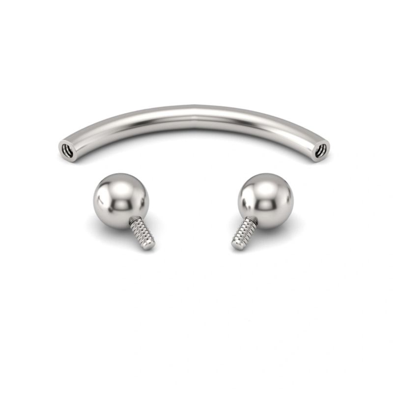 Astm F136 Titanium curved piercing eyebrow piercing | Shopee Philippines