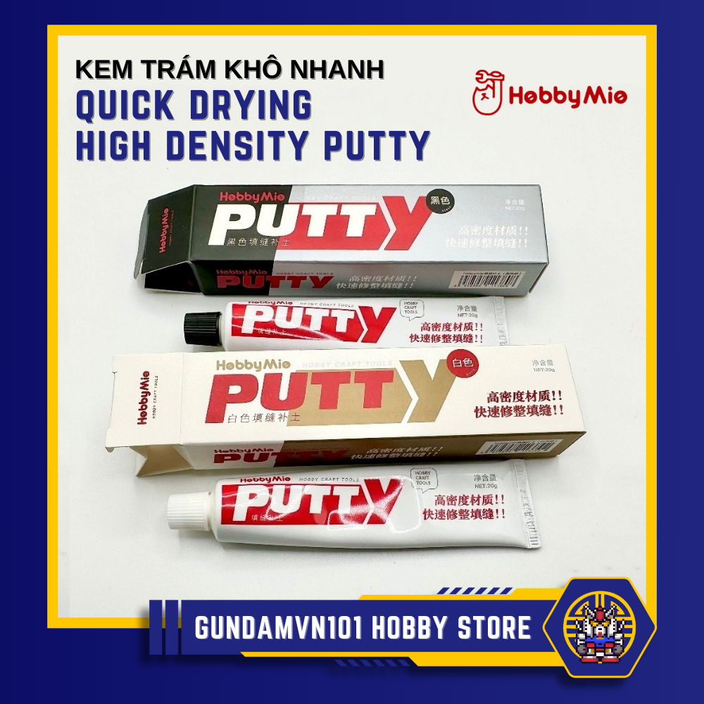 PUTTY HOBBY MIO CREAM TUBE - Scratch hole sealant to create detailed ...