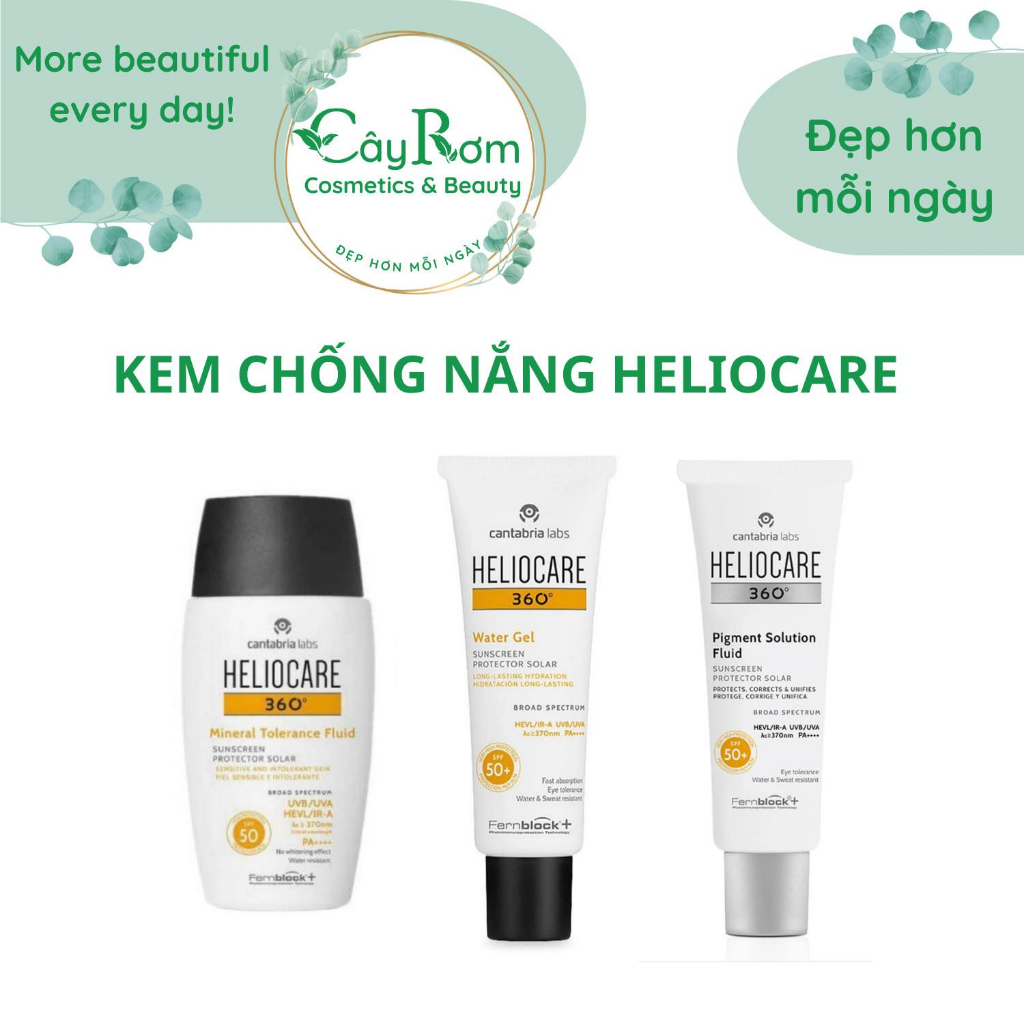 Heliocare 360 Sunscreen SPF 50 PA++++ 50ml Broad Spectrum | Shopee ...