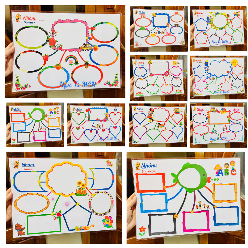 A3 SIZE THINKING DOCUMENTS for students to write on their own with leaf ...