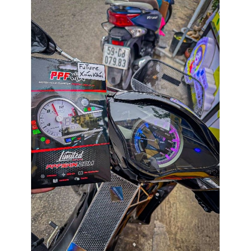 Ppf Future LED, Wave Thai smoky gray....Ppf car dashboard protection ...