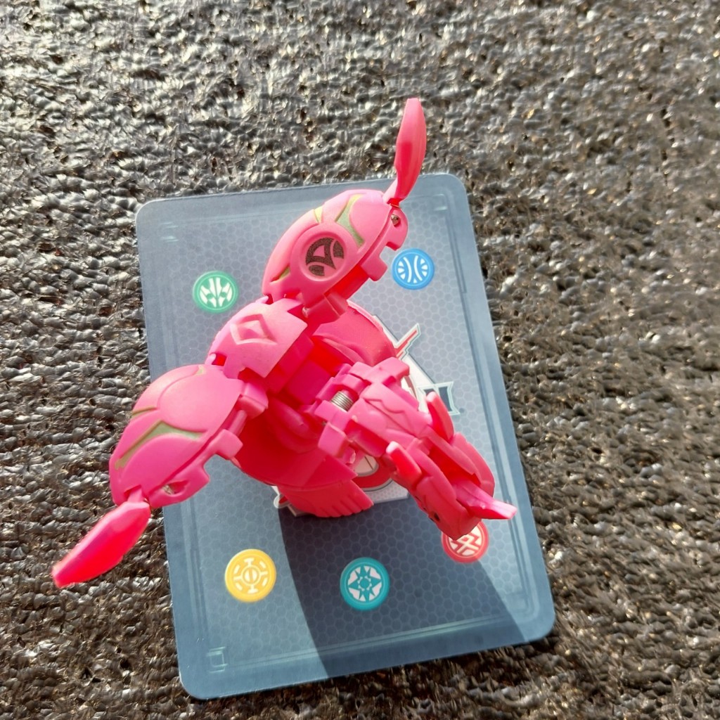 Dragonoid Fire Pink System Bakugan toy model comes with Bakugan card ...