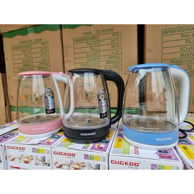 St16 2 Liter Glass Kettle, Transparent Electric Kettle, Tea Kettle ...