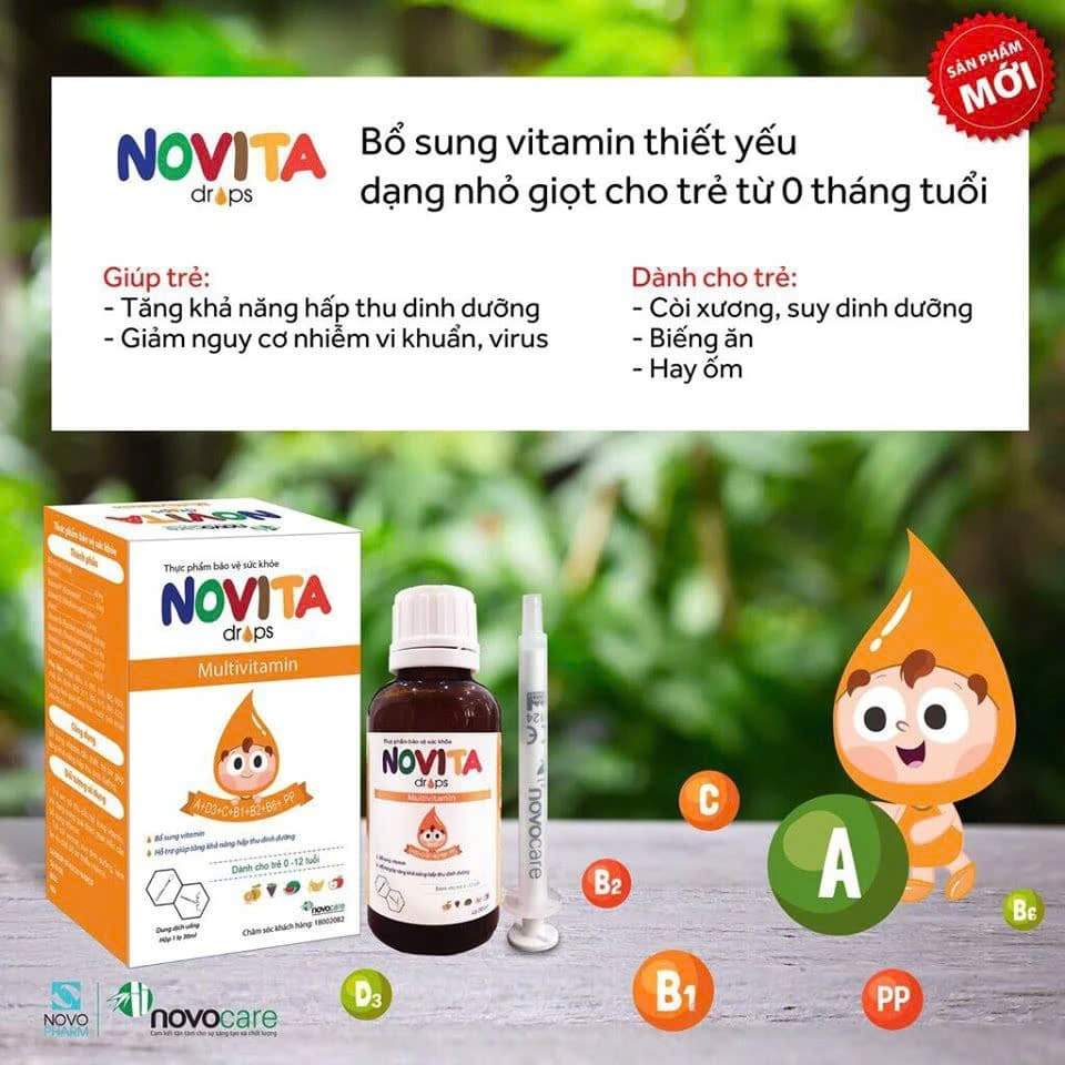 Novita Drop Syrup - Supplements Essential Vitamins, Supports ...