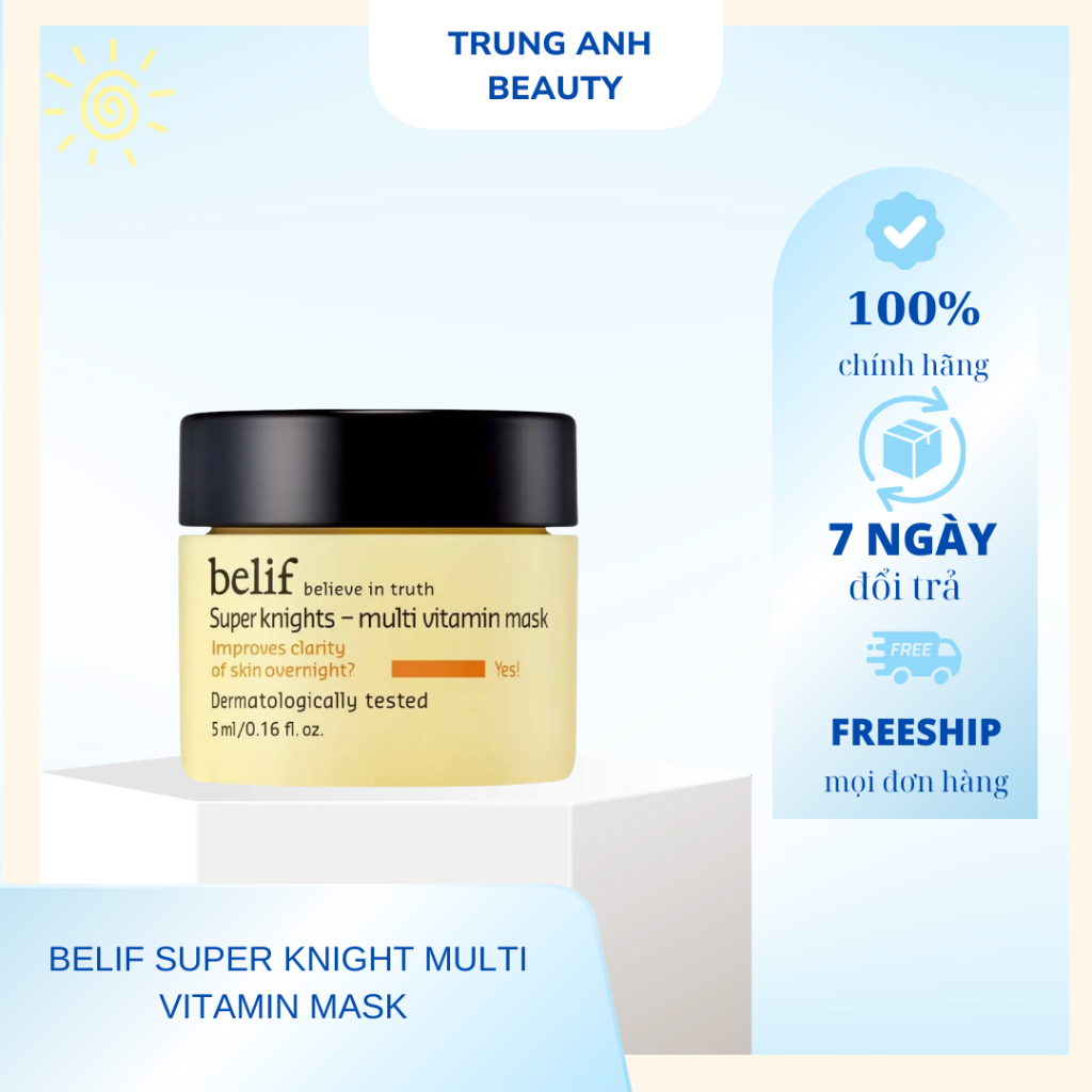 Belif Super Knight Multi Vitamin Mask mini - 5ml | Shopee Philippines