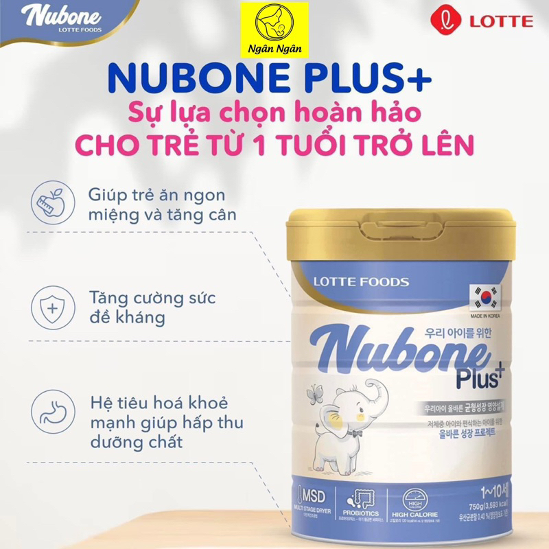 NUBONE PLUS+ weight gain milk from 1-10 years old 750g | Shopee Philippines