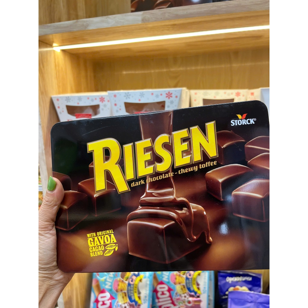 German Riesen chocolate iron box 315g | Shopee Philippines