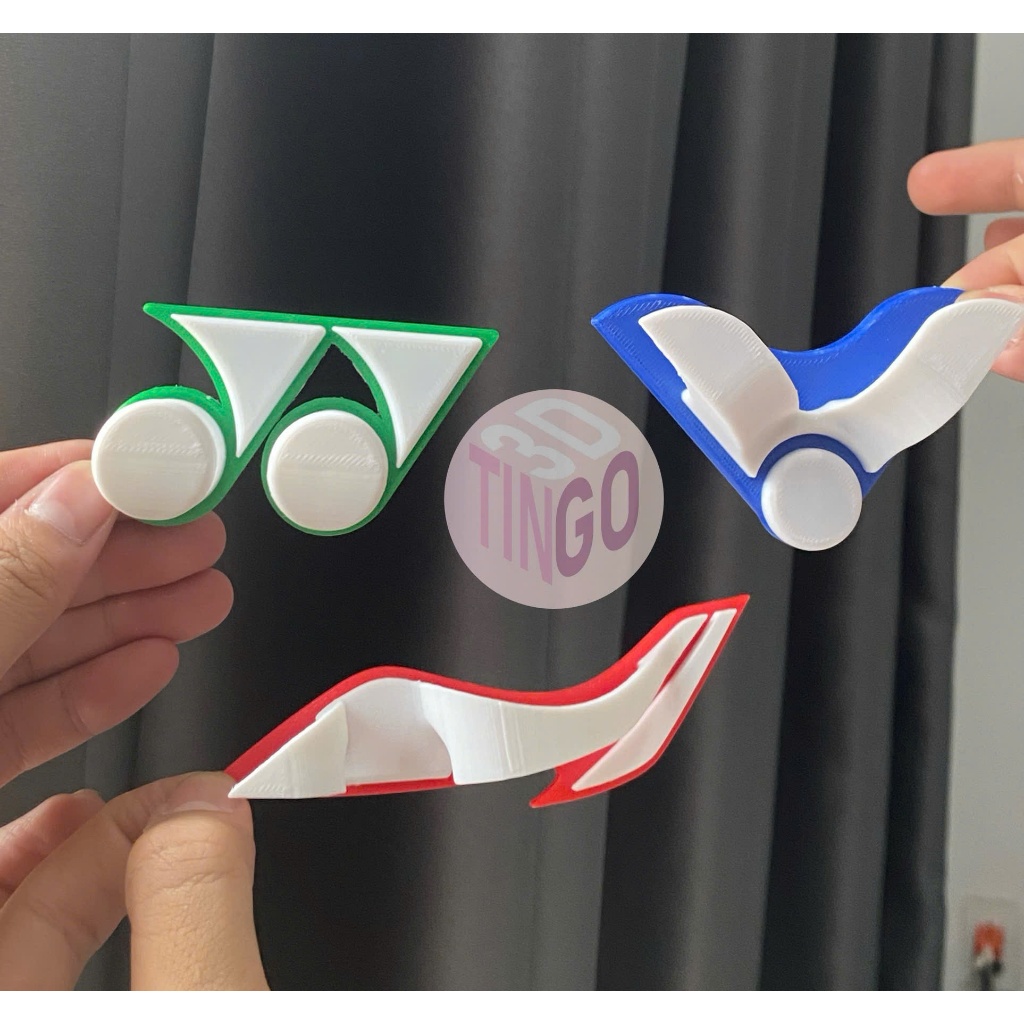 (regular Color) Sturdy monolithic YoNeX, LiNinG, VicToR 3D printed ...