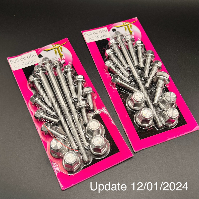 Full Set of 304 Wave/Dream/FuNeo Stainless Steel Head Screws Classic ...