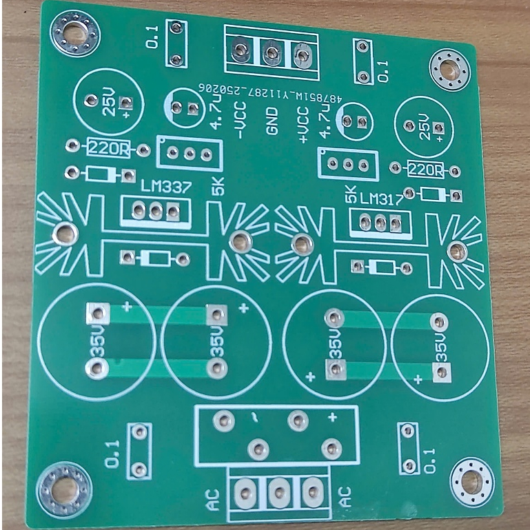 D17 Small version symmetrical voltage regulator circuit using IC LM317 ...