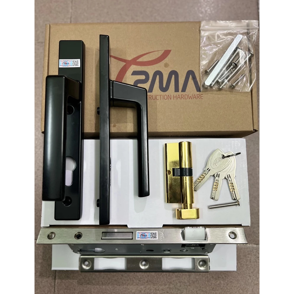 Genuine pma aluminum door lock - pma single point lock, 55 chamfered ...