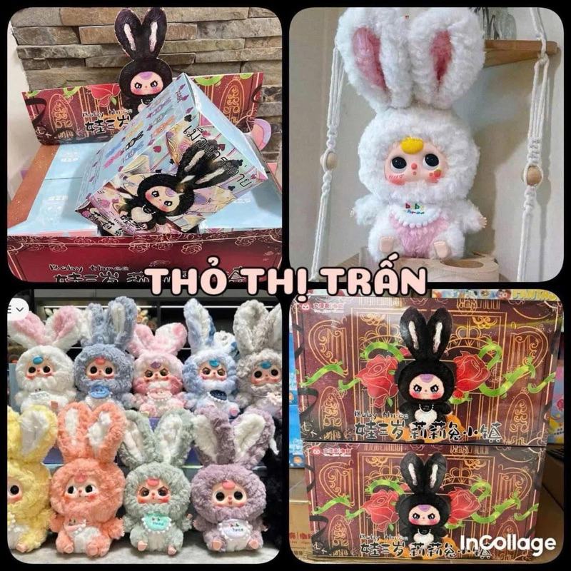 Baby Three Rabbit Town - Blinbox random blind box Rabbit Town | Shopee ...