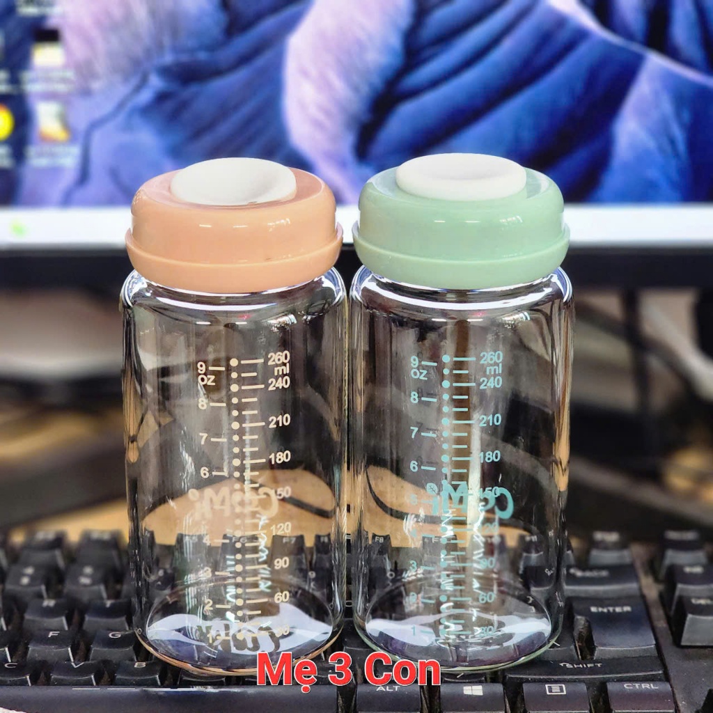 COMI Premium Glass Milk Storage Bottle 260ml | Shopee Philippines