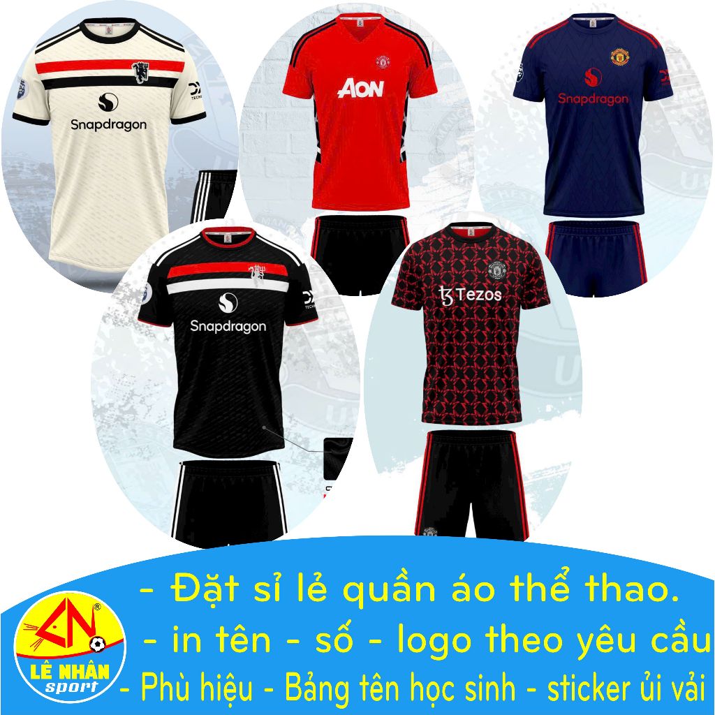 MU - Man United men's and women's soccer jerseys, can print FC logo ...