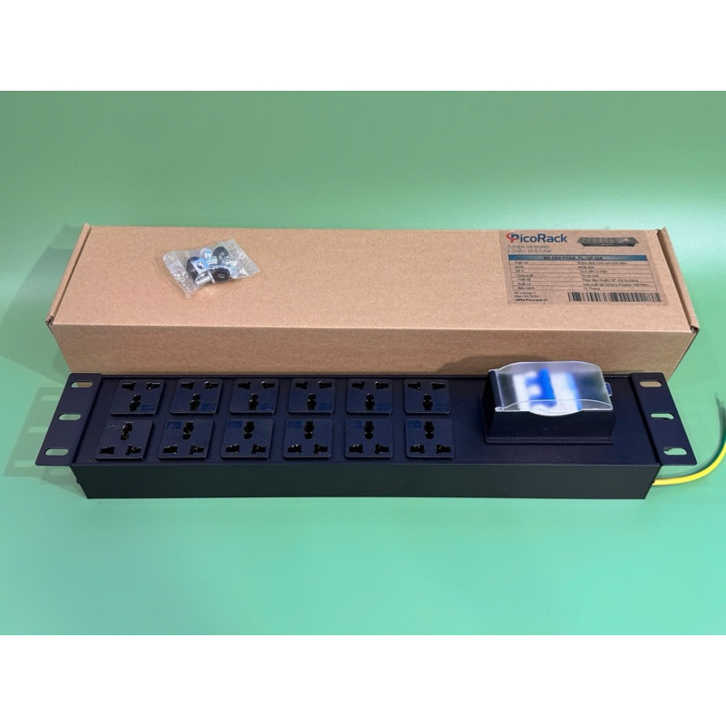 Picolink PDU 3-pin Multi-function power bar with 12 sockets 32A PL-12P ...