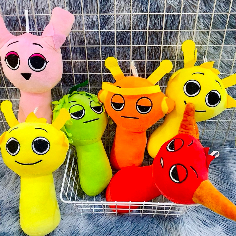 Sprunki Teddy Bear Size 25cm - Sprunki Incredibox New Game Stuffed ...