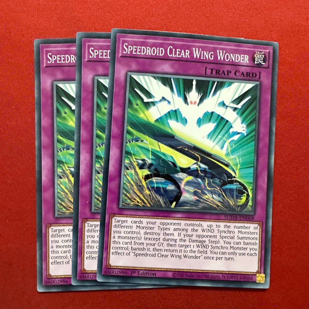 [Original Yugioh Card] Speedroid Clear Wing Wonder | Shopee Philippines