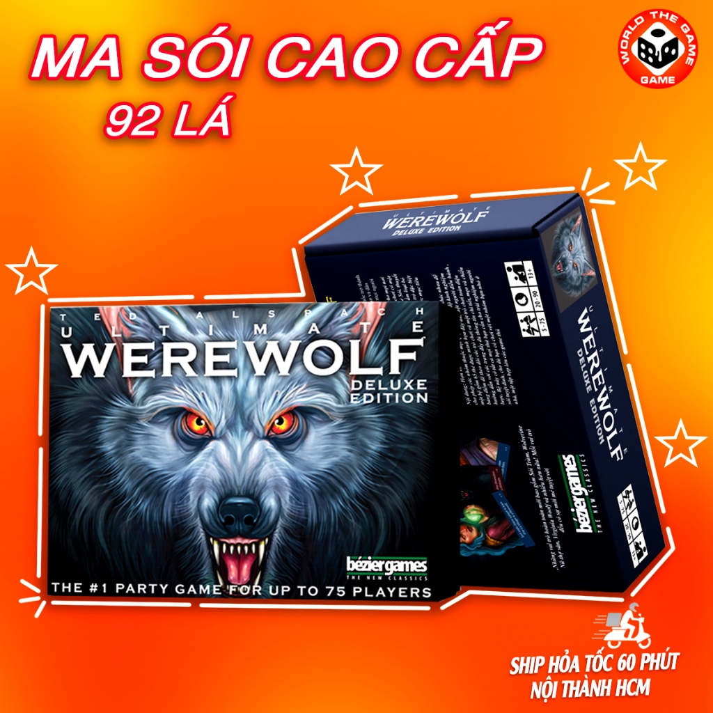 Werewolf cards - Ultimate 92-card premium Vietnamese werewolf deck ...