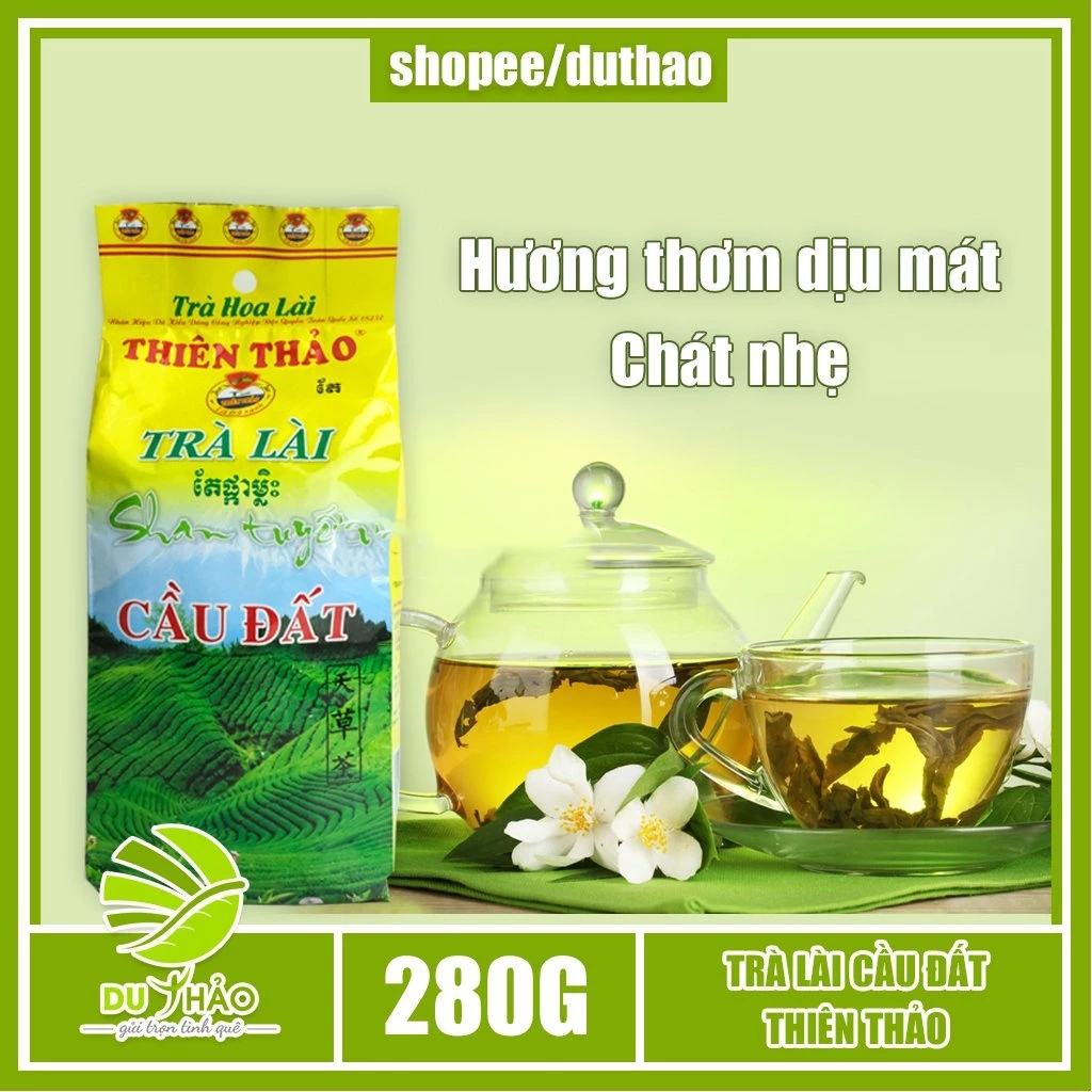 Thien Thao brand Da Lat jasmine tea with gentle fragrance served with ...