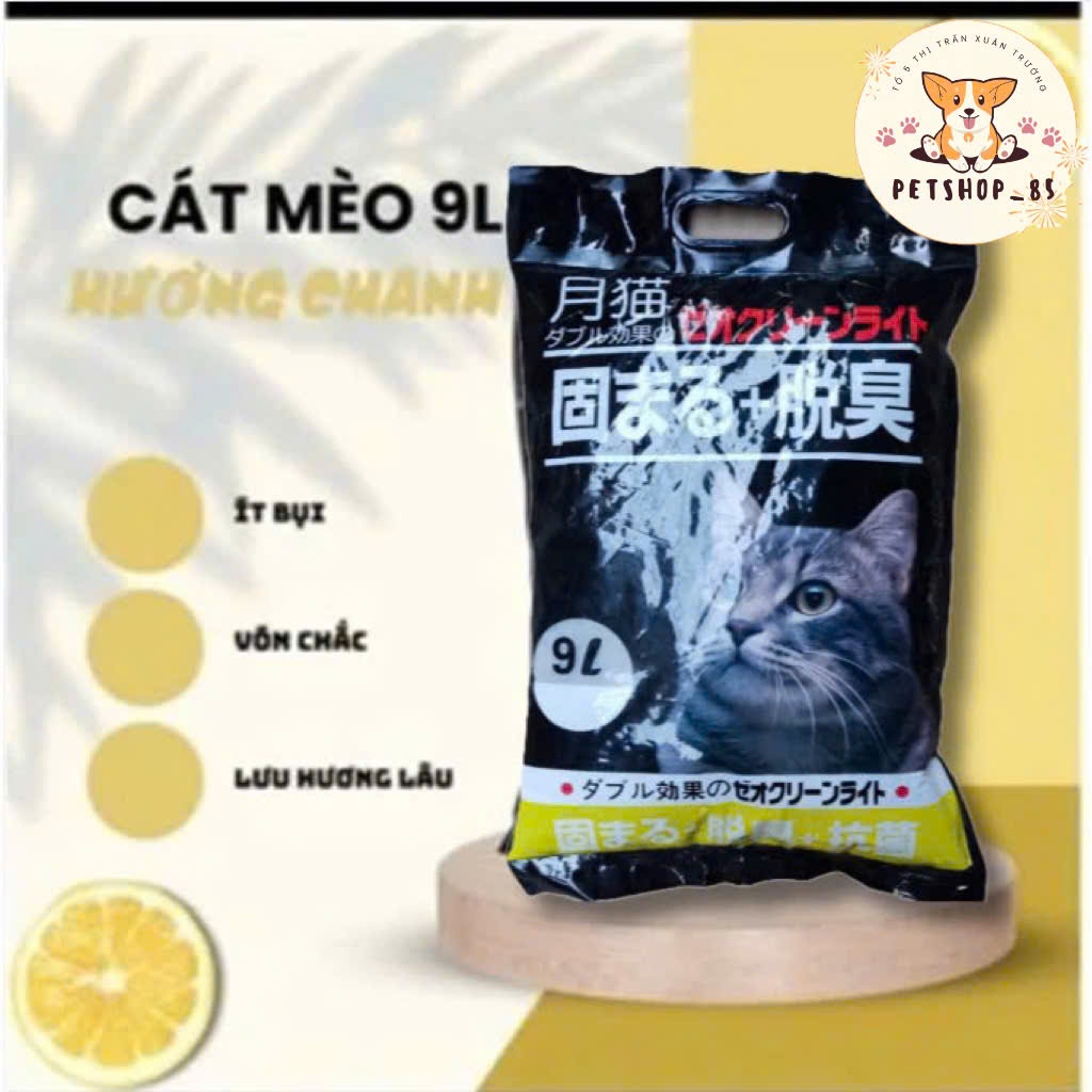 Black Japanese cat litter, 18l Mooncat black Japanese cat litter ...