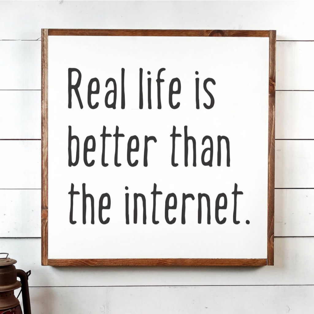 Wooden paintings Better Life, Internet signs, Realistic signs, Real ...