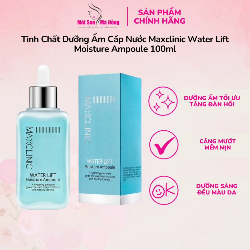 Maxclinic Water Lift Moisture Ampoule 100ml | Shopee Philippines
