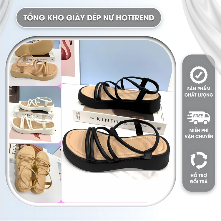 HIGH QUALITY women's sandals with padded sole. Thin elastic strap at ...
