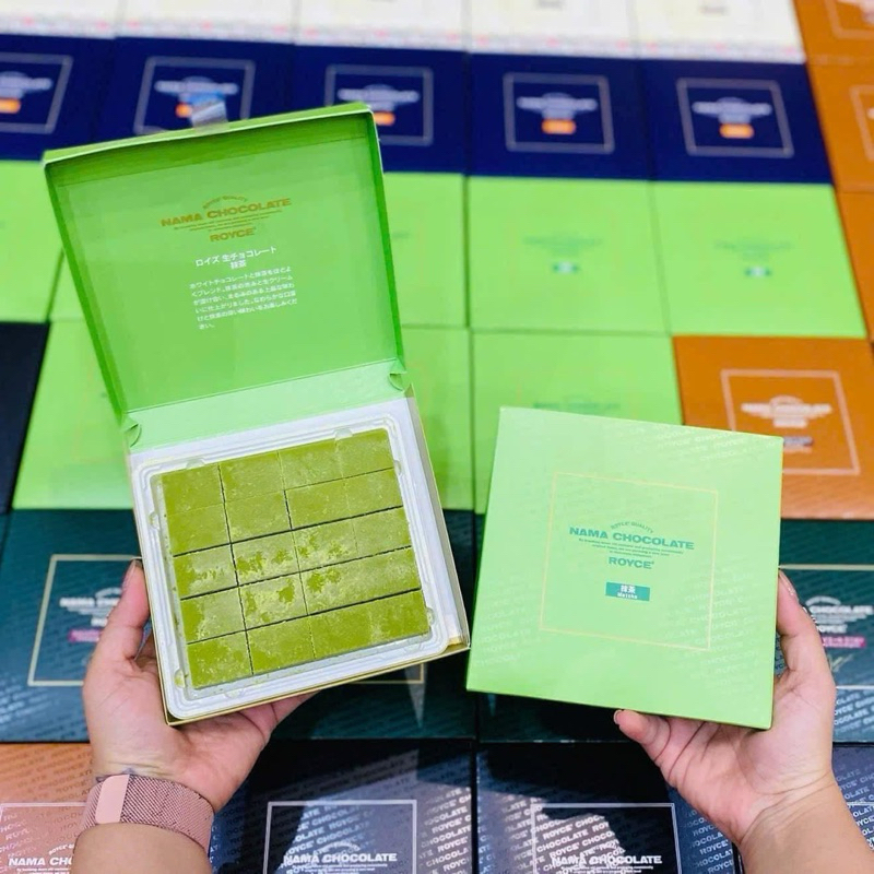 (Released date March 20, 2025) Nama Chocolate Royce Japan (matcha green ...