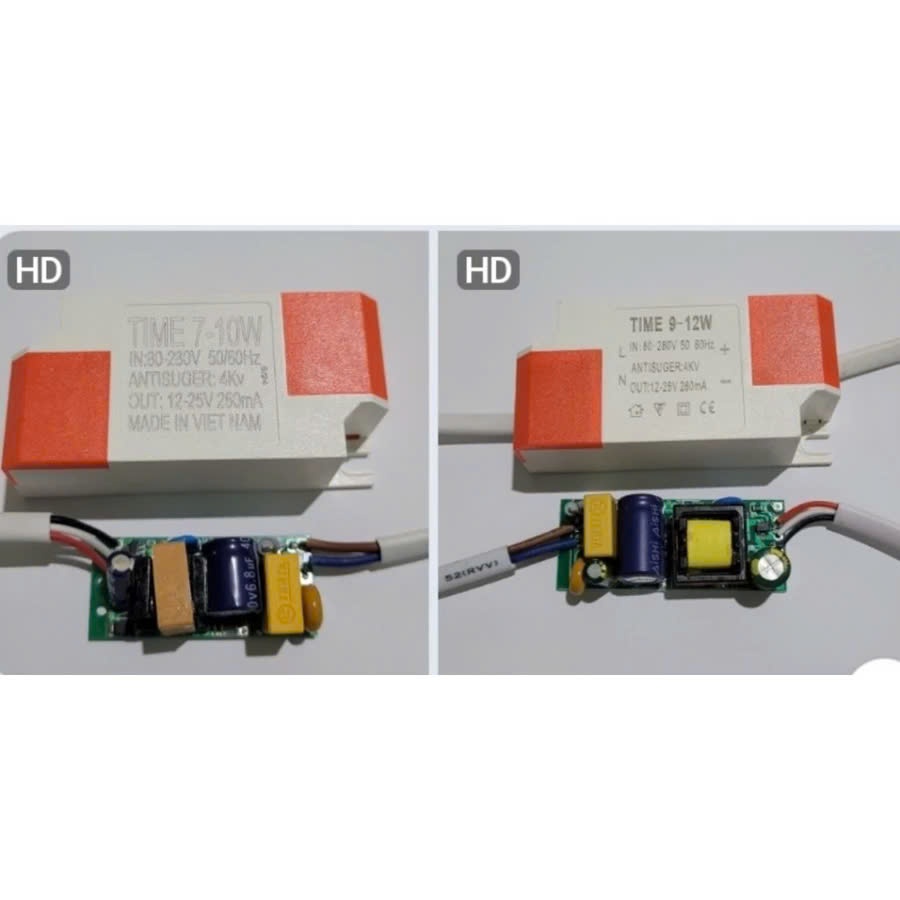 Ballast, power source, drive to replace recessed led lights 7w 9w 12w 3 ...