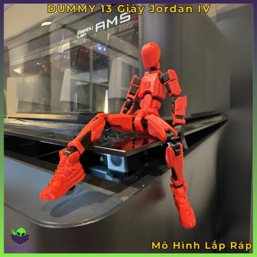 Dummy 13 Character Model Wearing Jordan IV Shoes Assembly Toy | Space ...