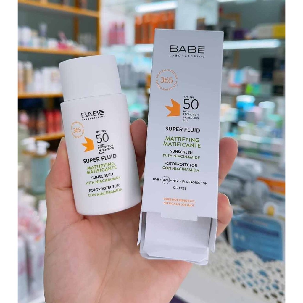 BABE Super Fluid Mattifying sunscreen SPF 50 broad spectrum, oil control 50ml | Shopee Philippines