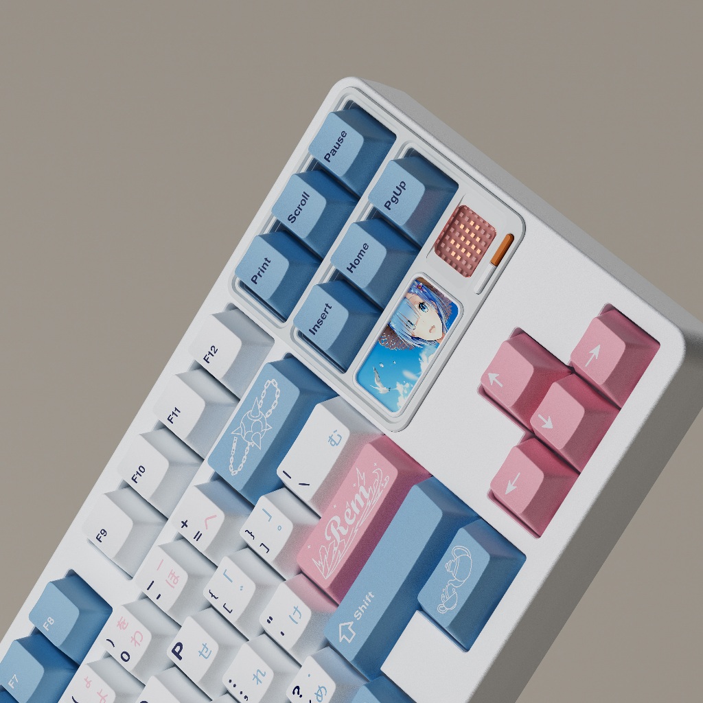 Mw Rem keycap set (Cherry profile / PBT Dyesub) | Shopee Philippines