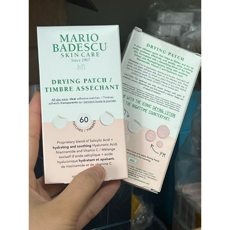 Mario Badescu acne-reducing patches (box of 60 pieces) | Shopee Philippines